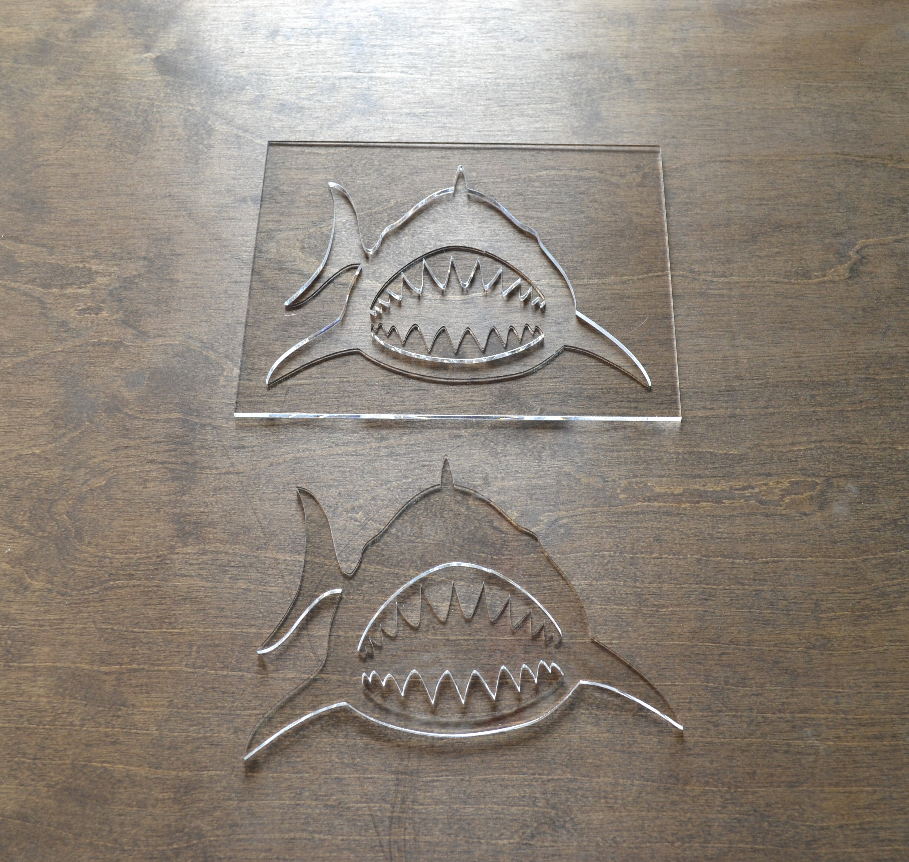 Shark Router Template, Router Inlay Template, Clear Acrylic, Router Jig ...