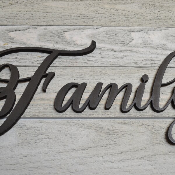 Wood Family Cutout - Etsy