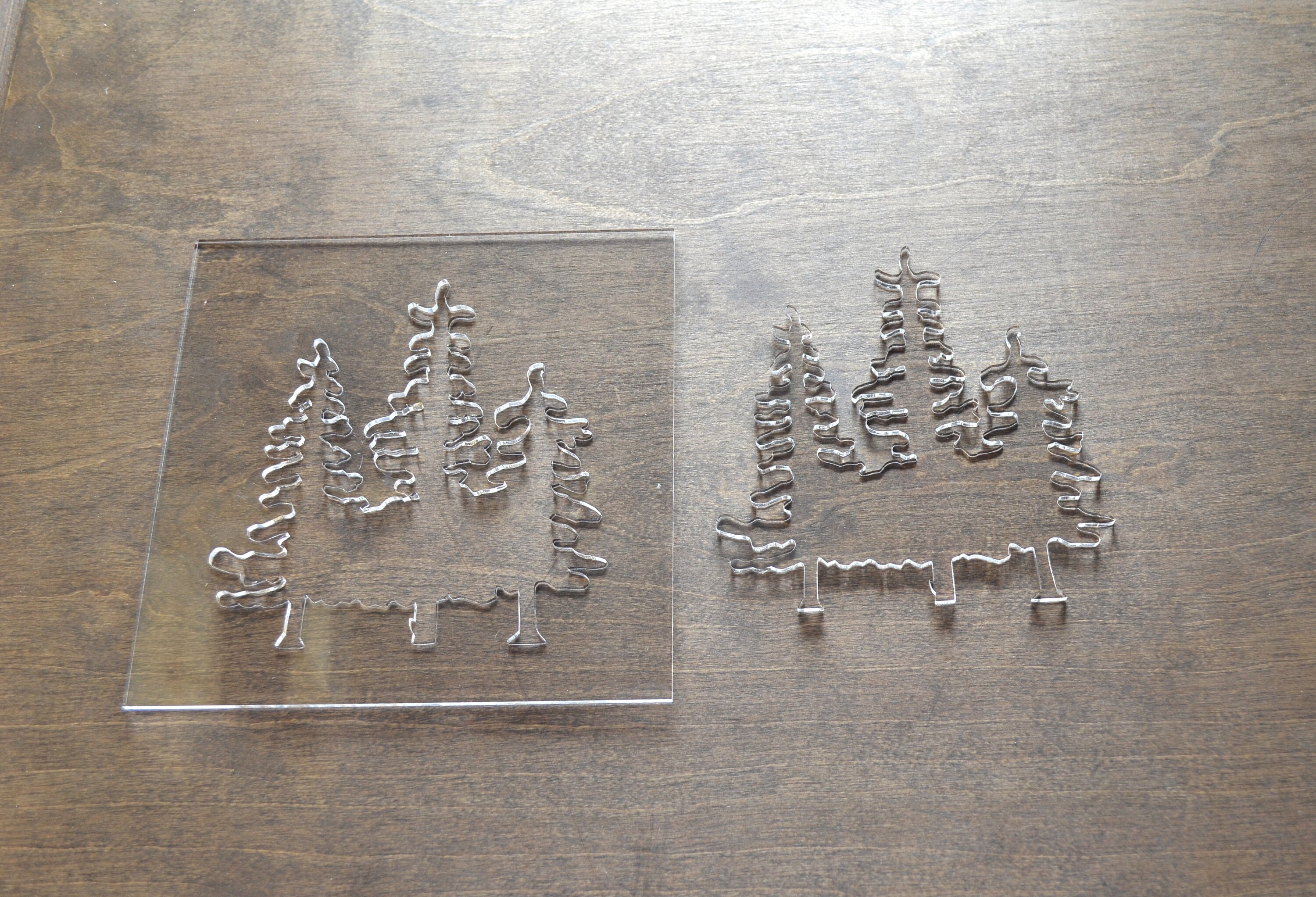 Three Trees Router Template, Router Inlay Template, Clear Acrylic ...