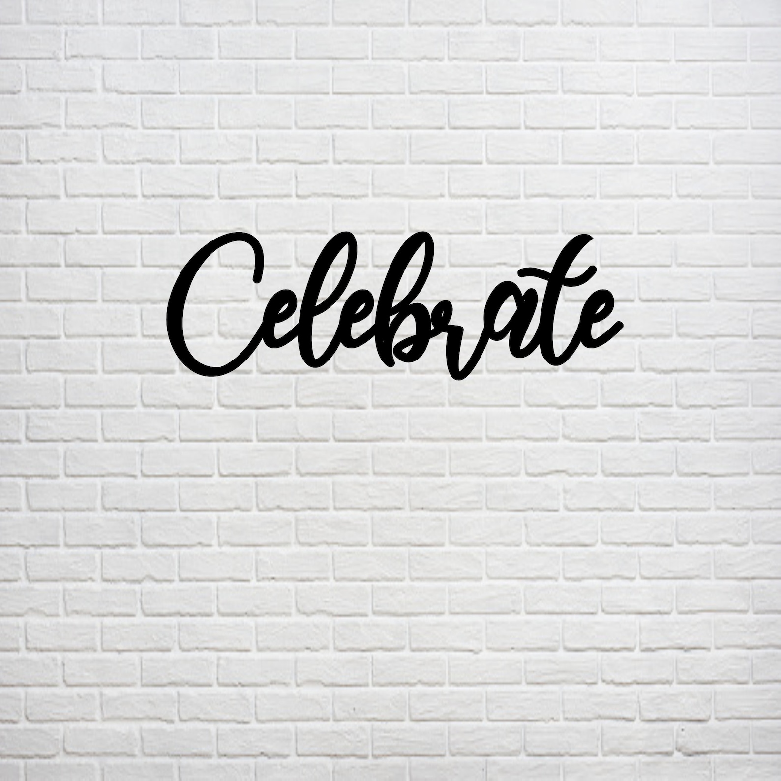 Celebrate Word Sign, Cursive Word Sign, Celebrate Sign, Wood Sign ...