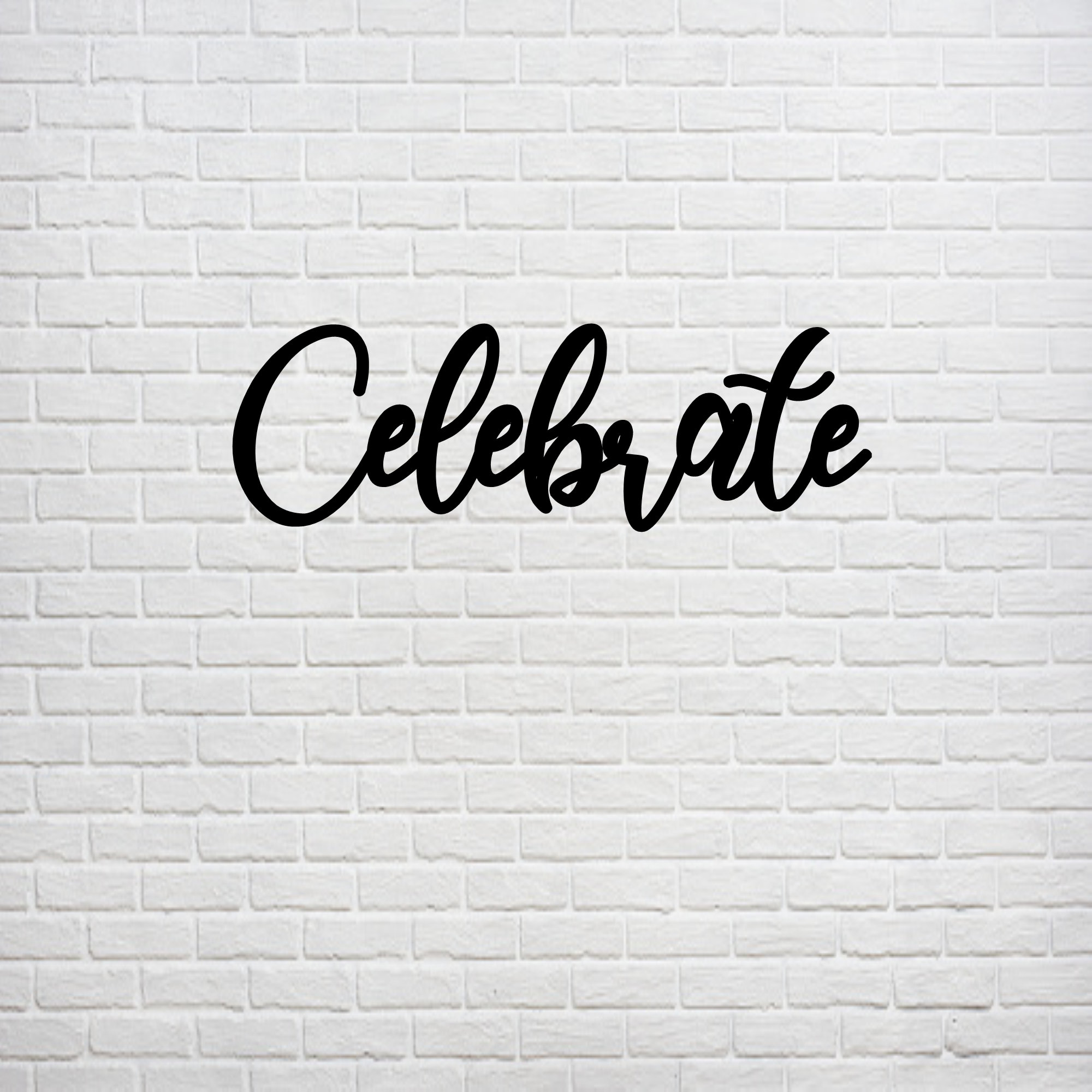 Celebrate Word Sign, Cursive Word Sign, Celebrate Sign, Wood Sign ...