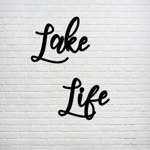 Lakehouse Word Sign, Cursive Word Sign, Wood Sign, 3D Sign, Lakehouse ...