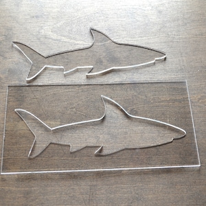 Shark Router Template, Router Inlay Template, Clear Acrylic, Router Jig ...