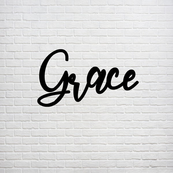Wooden Grace Sign - Etsy