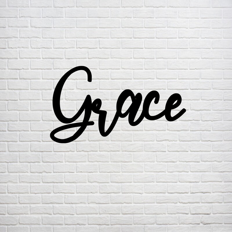 Wooden Grace Sign - Etsy