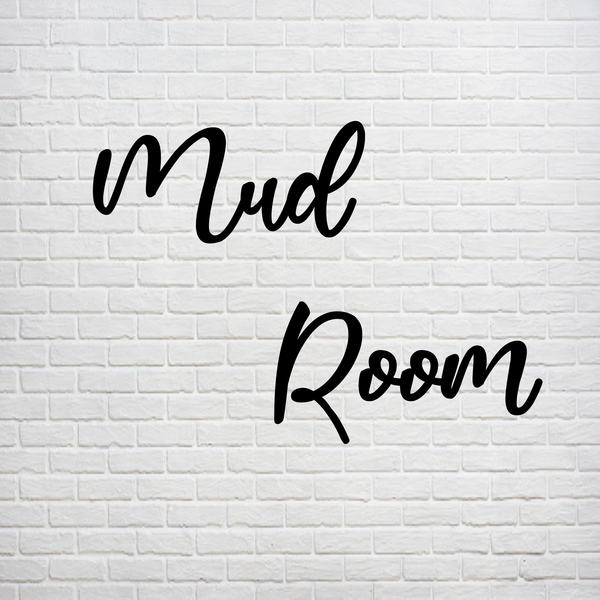 Mud Room Word Sign Cursive Word Sign Mud Room Sign Wood - Etsy