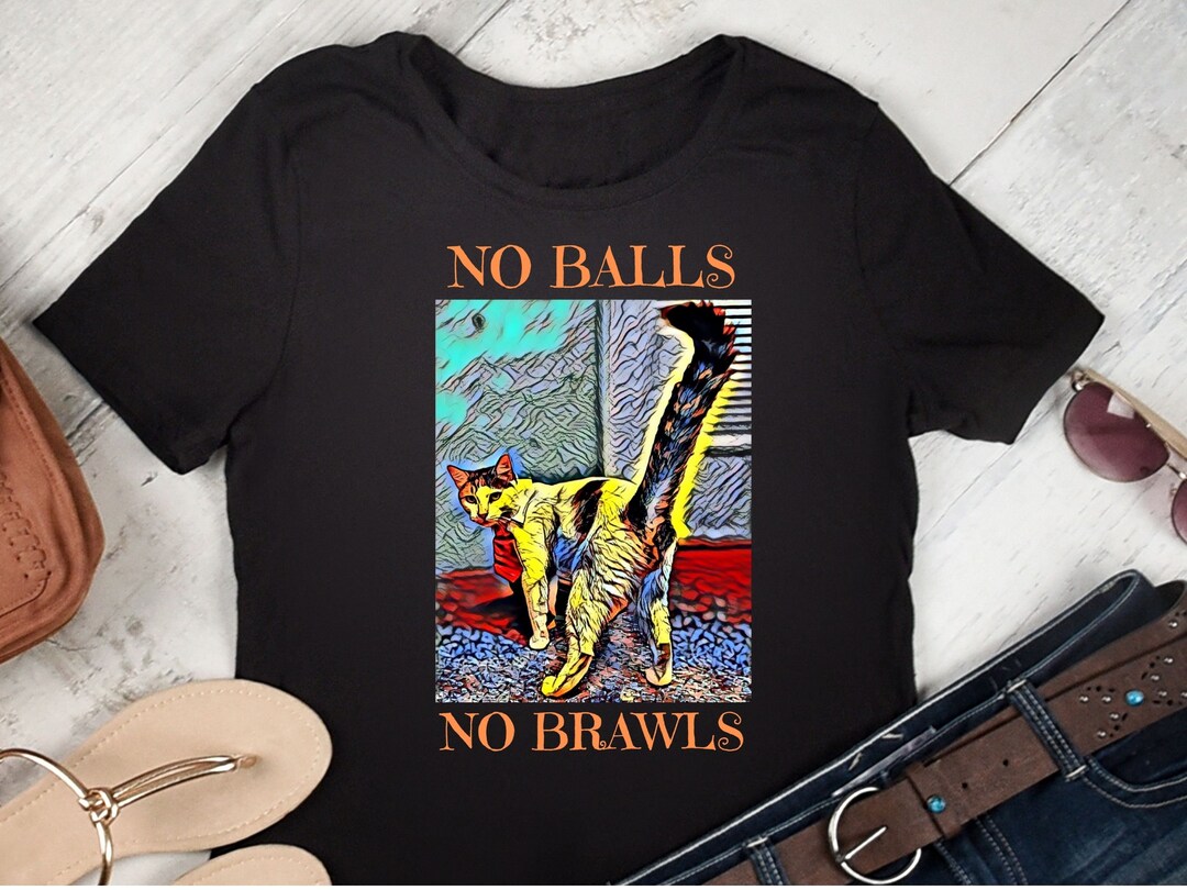 TNR T-shirt No Balls No Brawls, Trap Neuter Return T-shirt, Trap Neuter ...