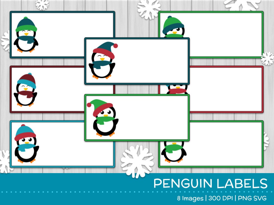 Penguin Printable Name Tags