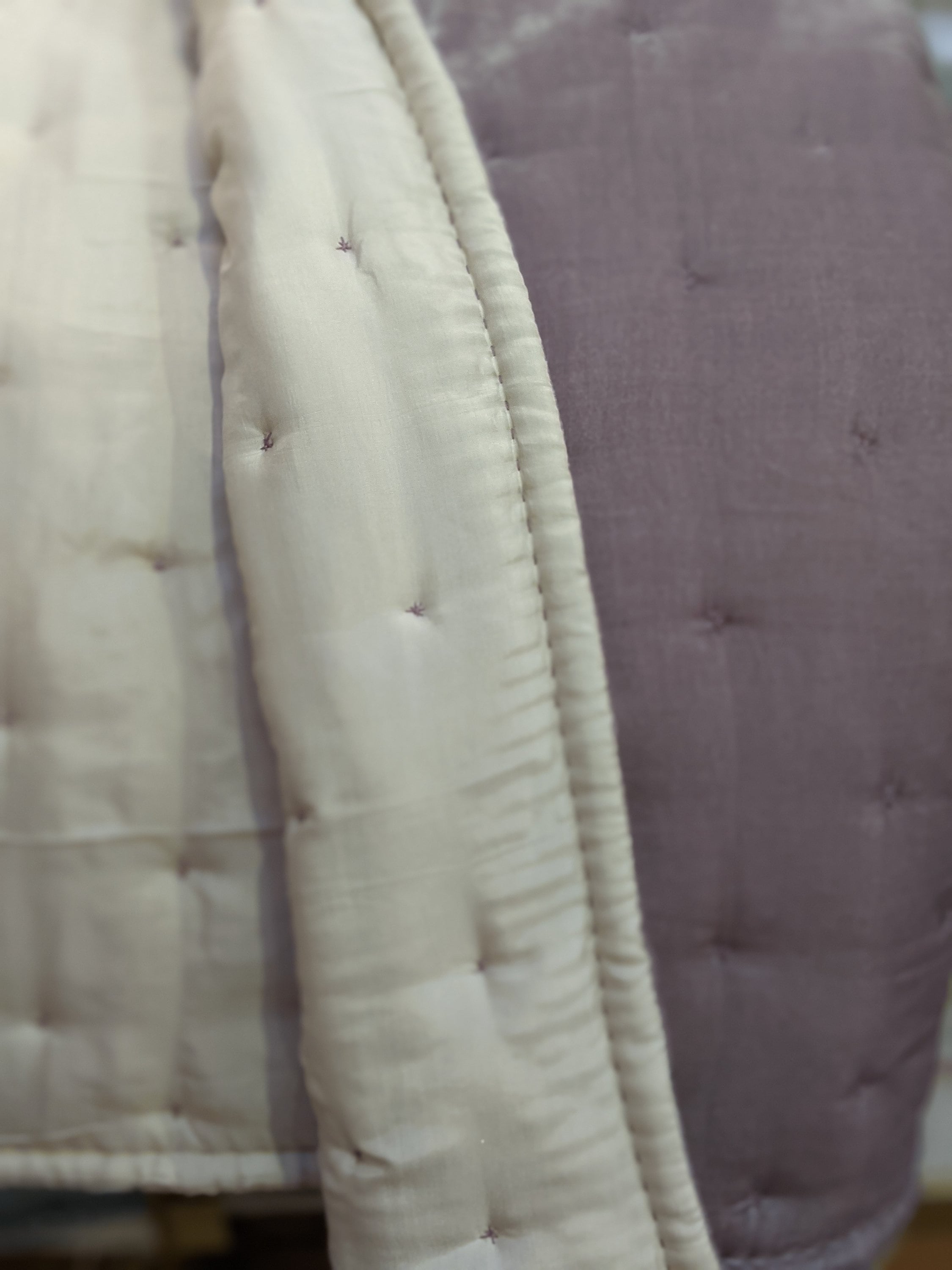 Silk Velvet Quilted Coverlet, Luxury Comforter, Soft Bedspread, Silk ...