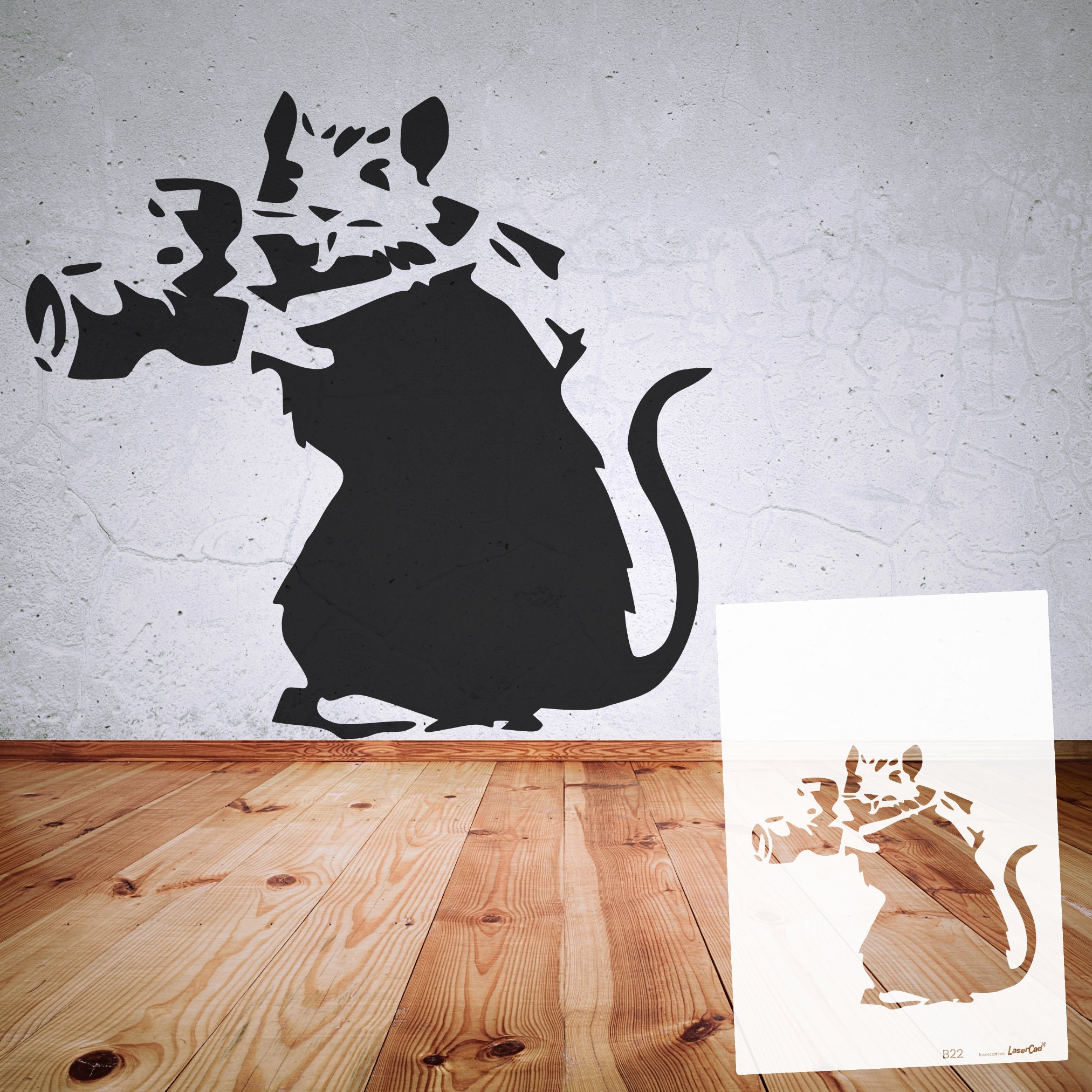 Stencil BANKSY Street Art Collection B18-B26 in DIN A7/ A6 - Etsy UK