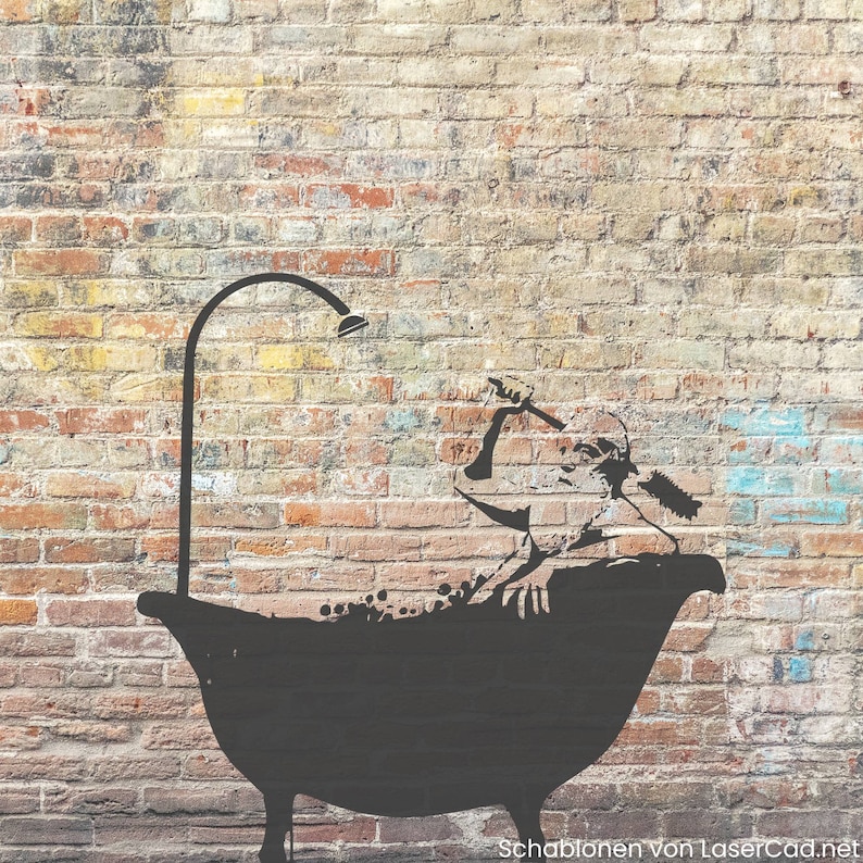 Stencil "banksy Streetart" Large Selection of Motifs (B44-B45) - DIN A6 ...