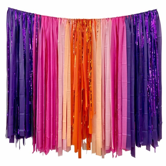 Fringe Backdrop Streamer Backdrop Party Backdrop Tassel | Etsy