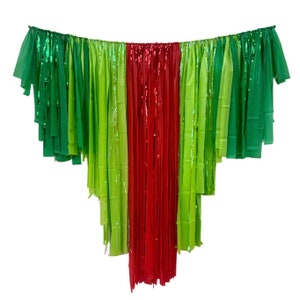 Fringe Backdrop, Streamer Backdrop, Party Backdrop, Photo Backdrop, Red ...