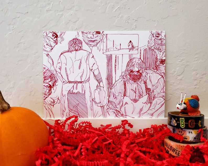 Thomas in Red 5x7 Slasher Print - Etsy