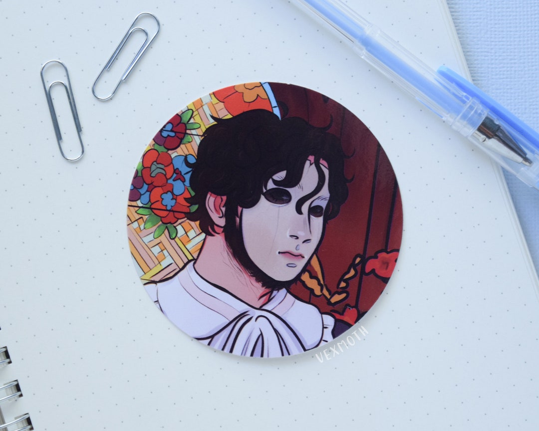 Glass Room Brahms - Round Vinyl - Slasher Sticker - Etsy