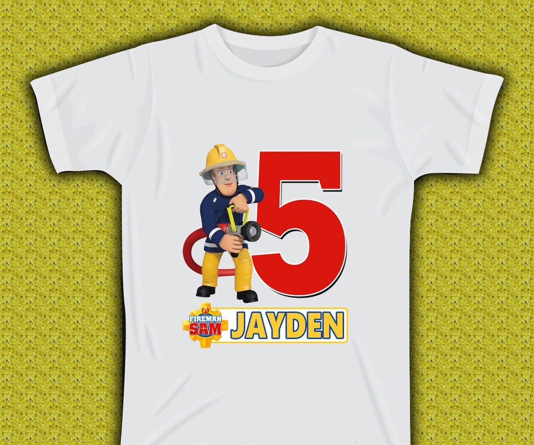 Fireman Sam Iron on Transfer Design / Fireman Sam Digital - Etsy