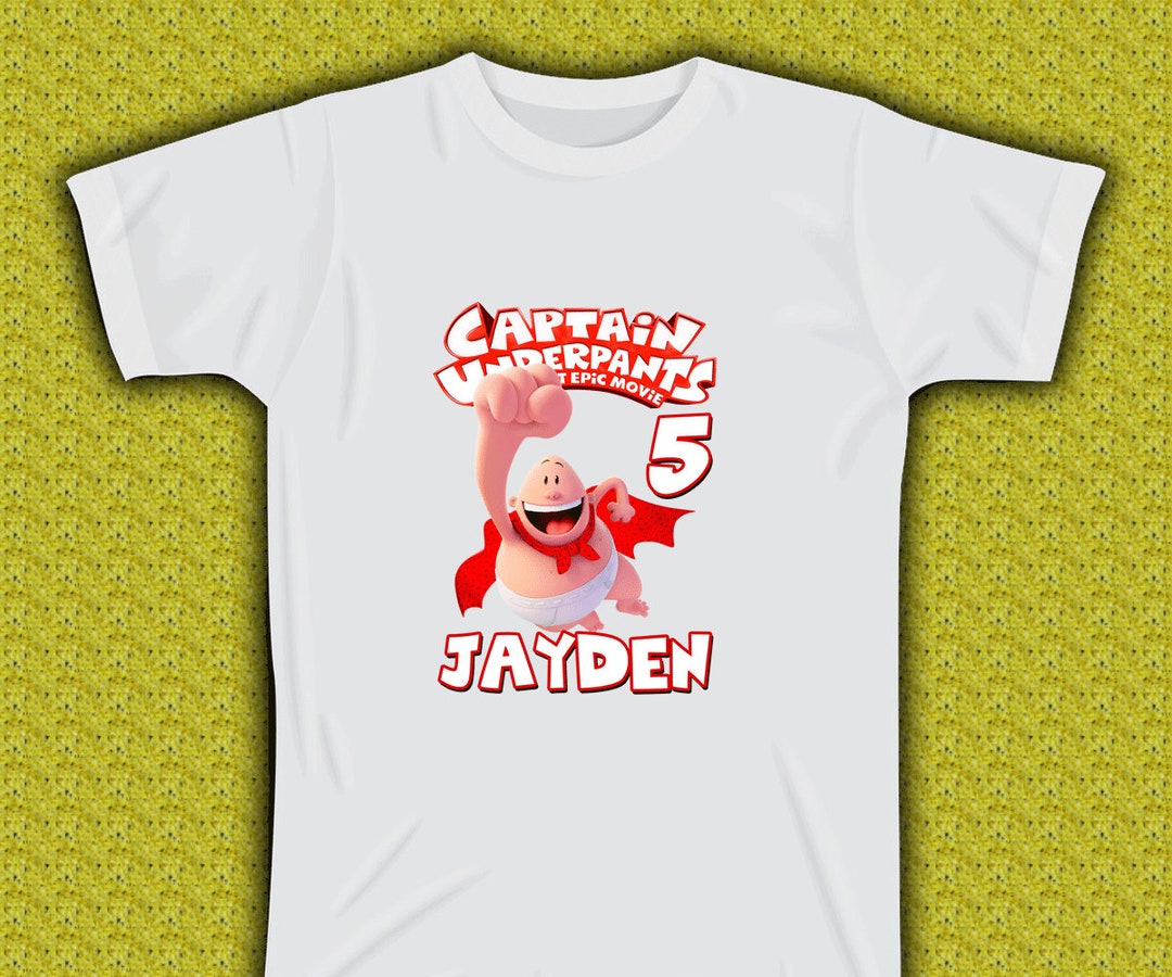 Captain Underpants Iron on Transfer Design / Captain - Etsy