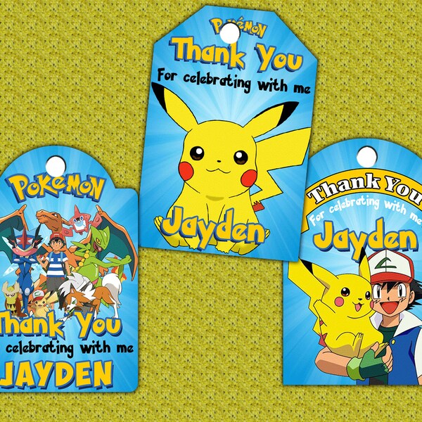 Pikachu Thank You - Etsy