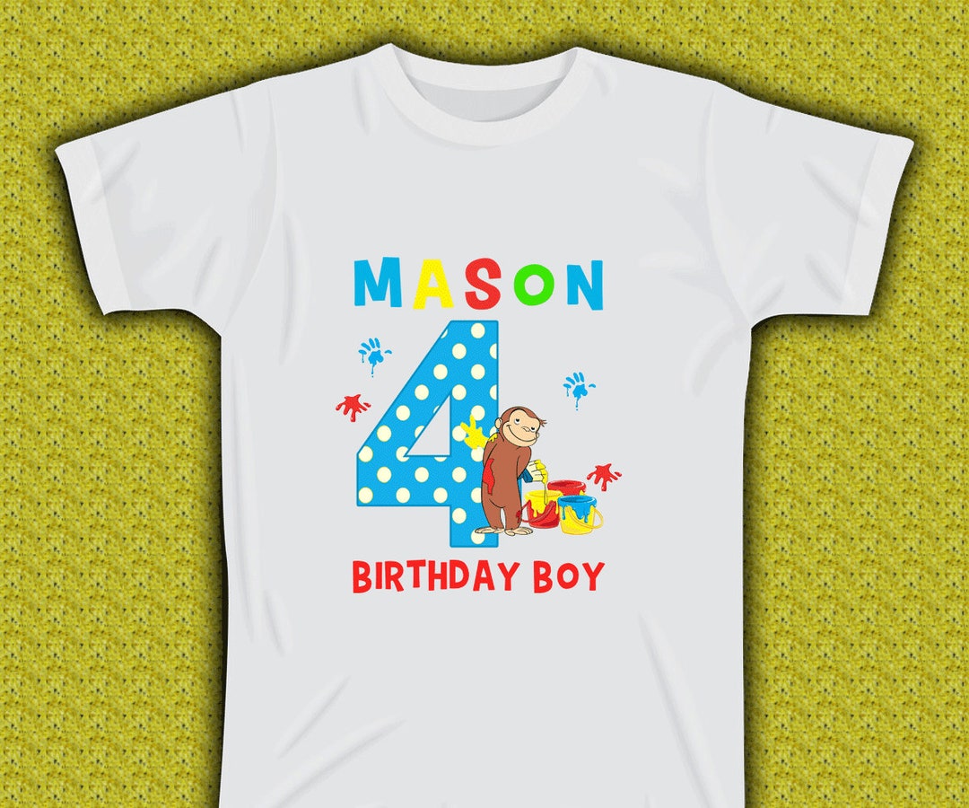 Curious George Iron on Transfer Design / Curious George Digital Images ...