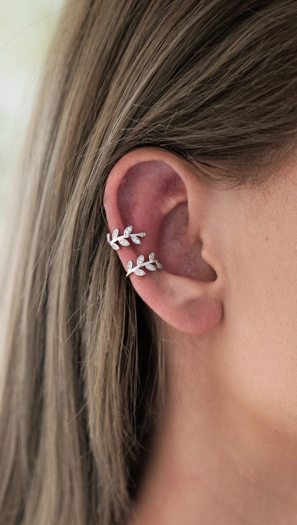 Leaf Ear Cuff Earrings Ear Cuff No Piercing Gold Ear Cuffs | Etsy