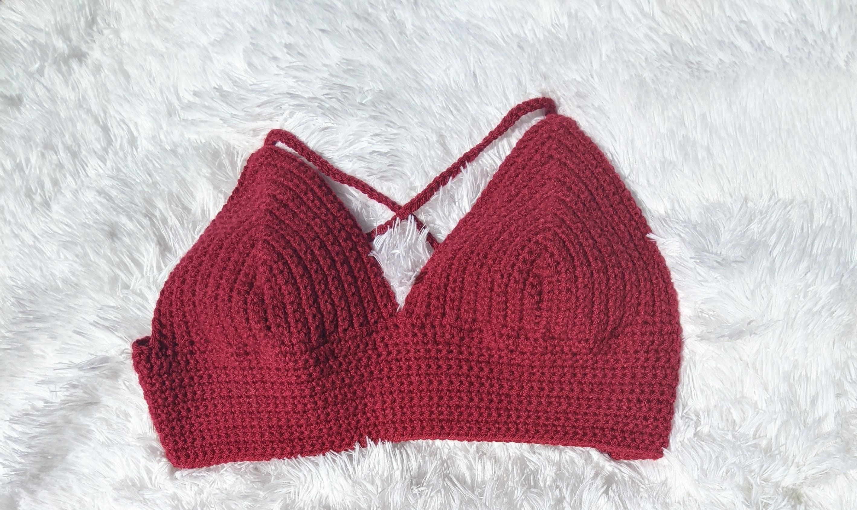 Crochet Bralette Etsy