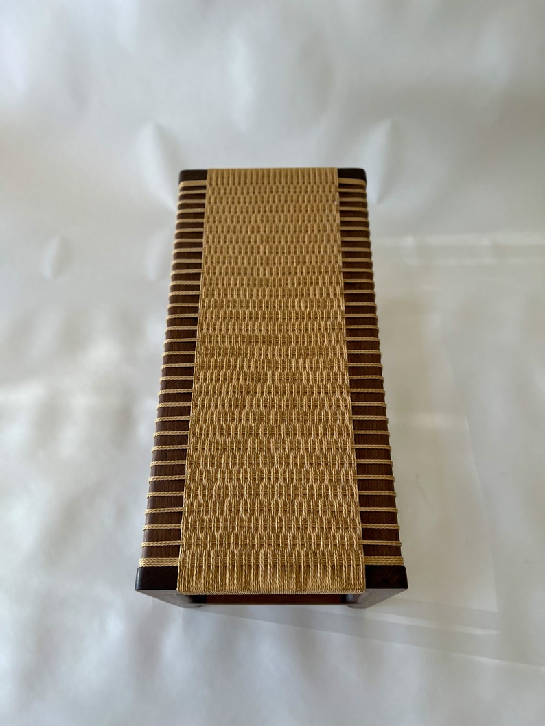 Handmade Danish Paper Cord Bench With Shoe Shelf - Etsy