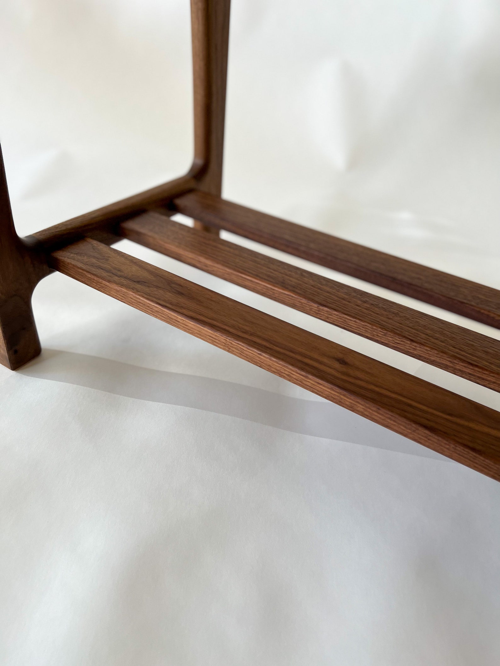 Handmade Danish Paper Cord Bench With Shoe Shelf - Etsy