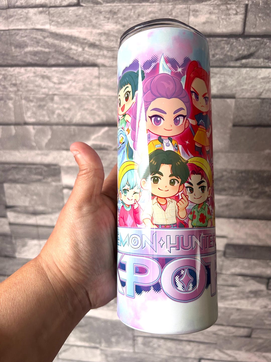 20oz K-pop Demon Hunters Tumbler & Straw - Etsy UK
