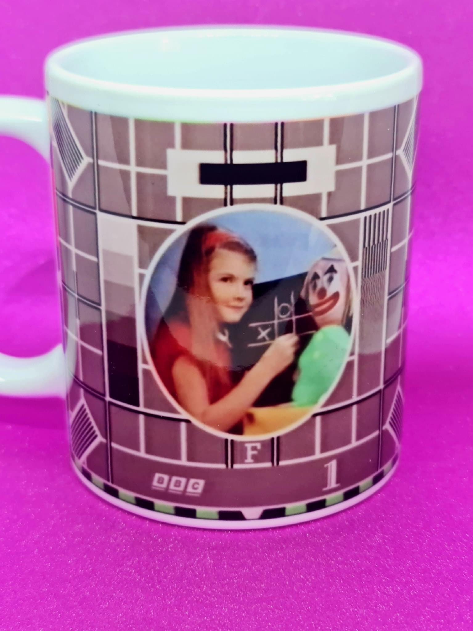 Vintage Television Testcard Mug - Etsy UK