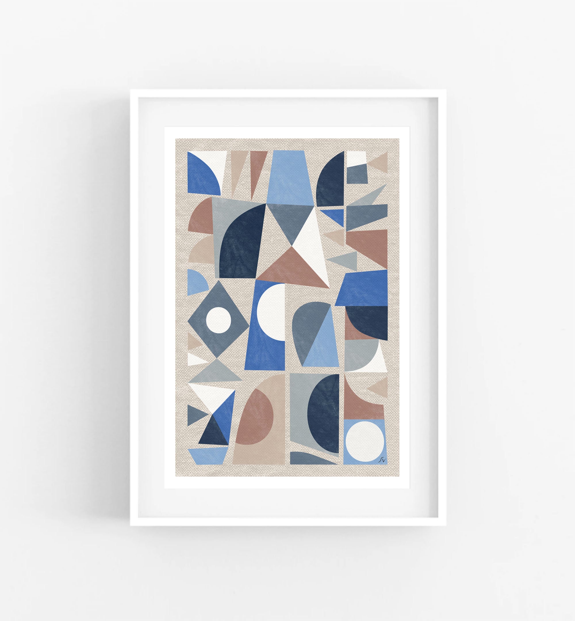 Geometric Abstract Art Print, Instant Download, Modern Contemporary ...