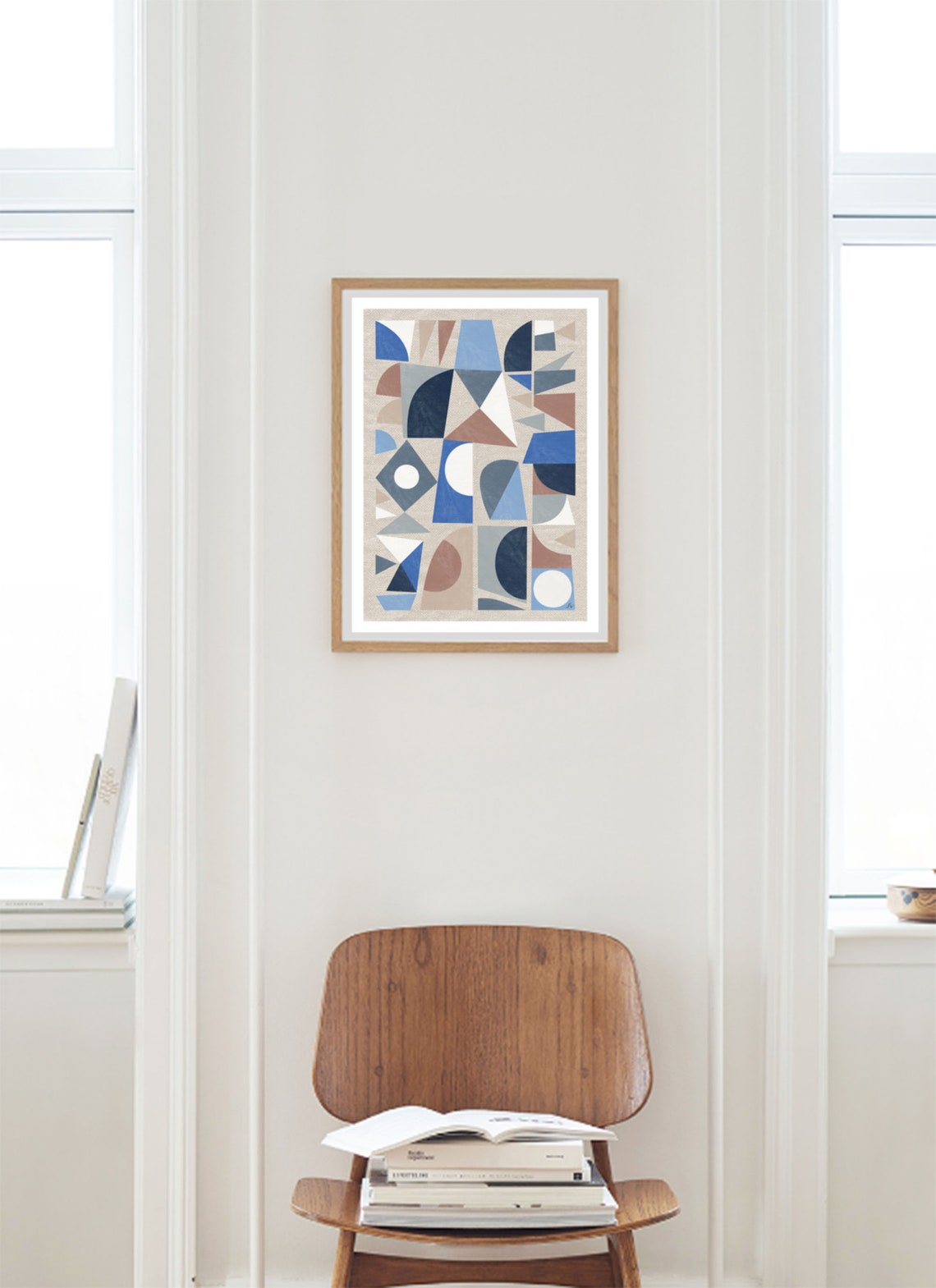 Geometric Abstract Art Print, Instant Download, Modern Contemporary ...