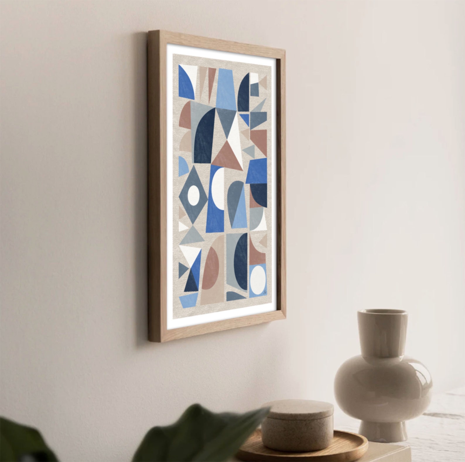 Geometric Abstract Art Print, Instant Download, Modern Contemporary ...