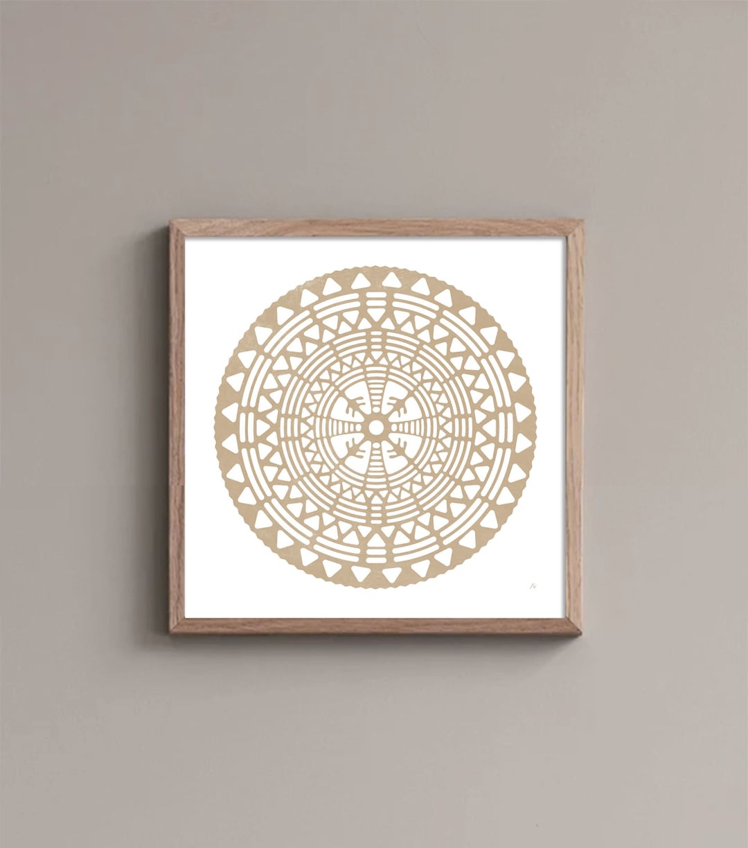 Circular Art Print / Circle Wall Art / Square Art Print / Wall Art ...