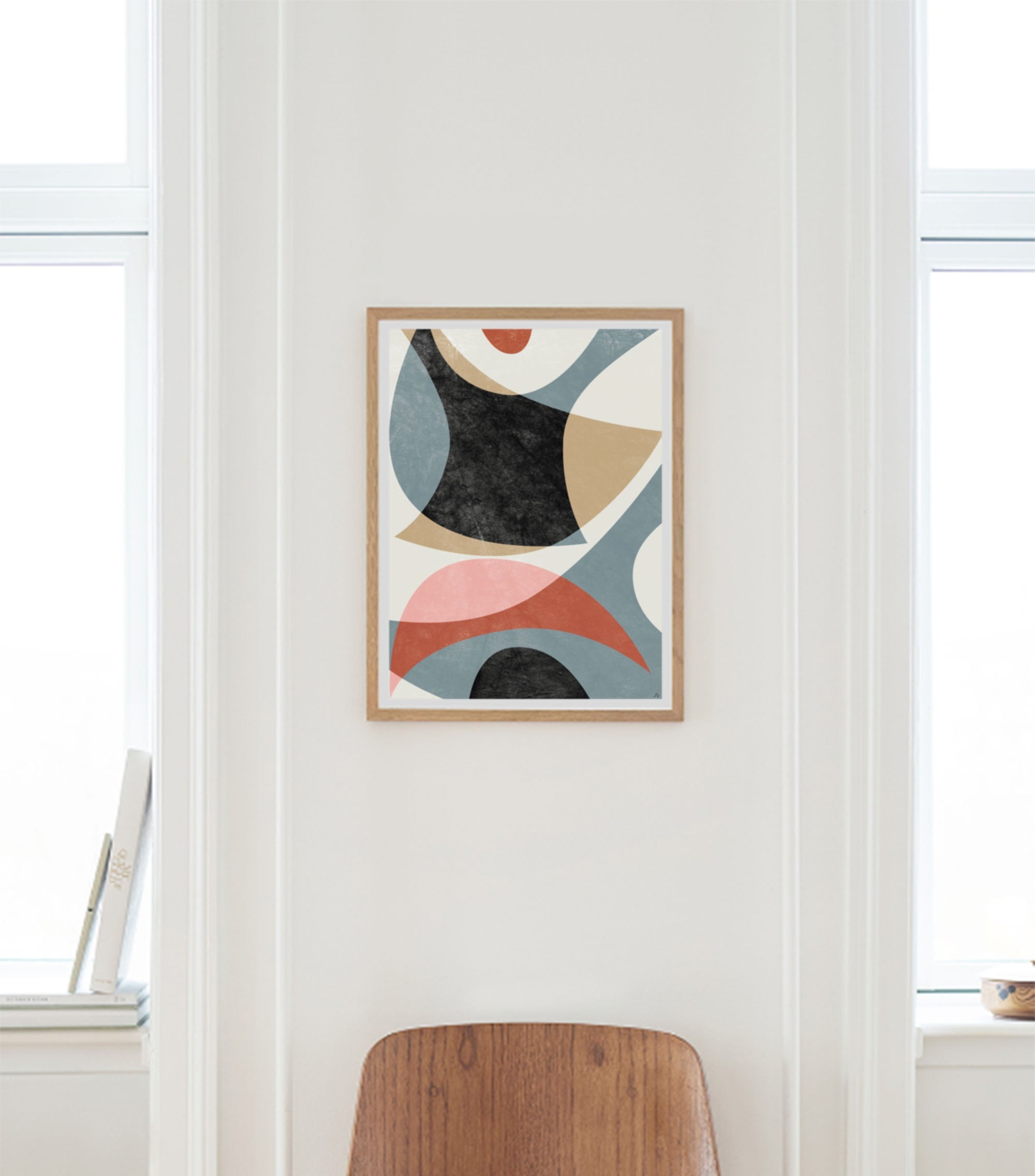 Abstract Art to Print / Contemporary Art / Minimal Modern Art / Neutral ...