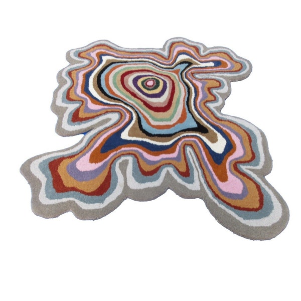Abstract Shaped Rug - Etsy