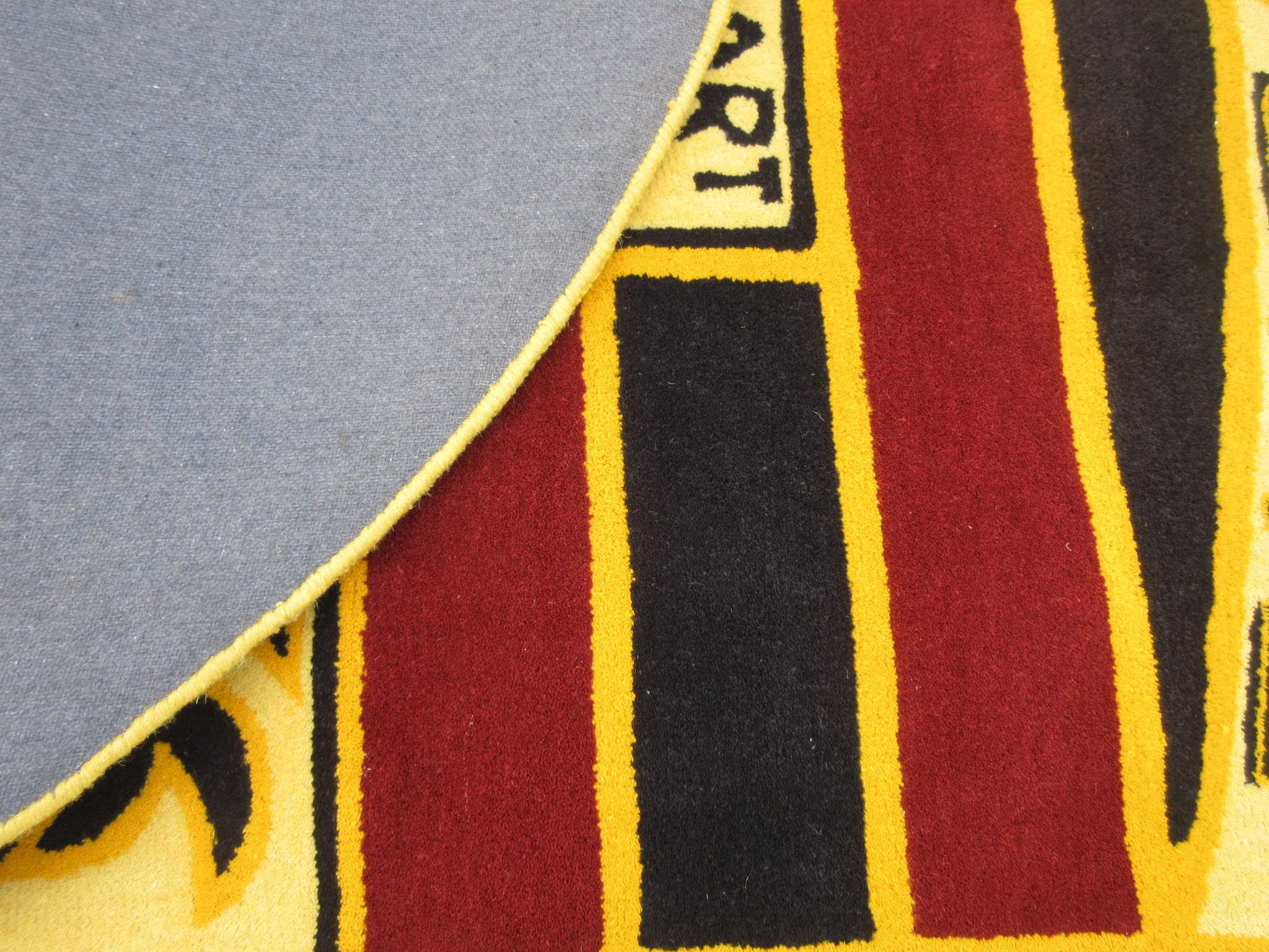 Luxury Handmade Porsche Rug 6x4 Ft Pure Wool Carpet Gold Color Home ...