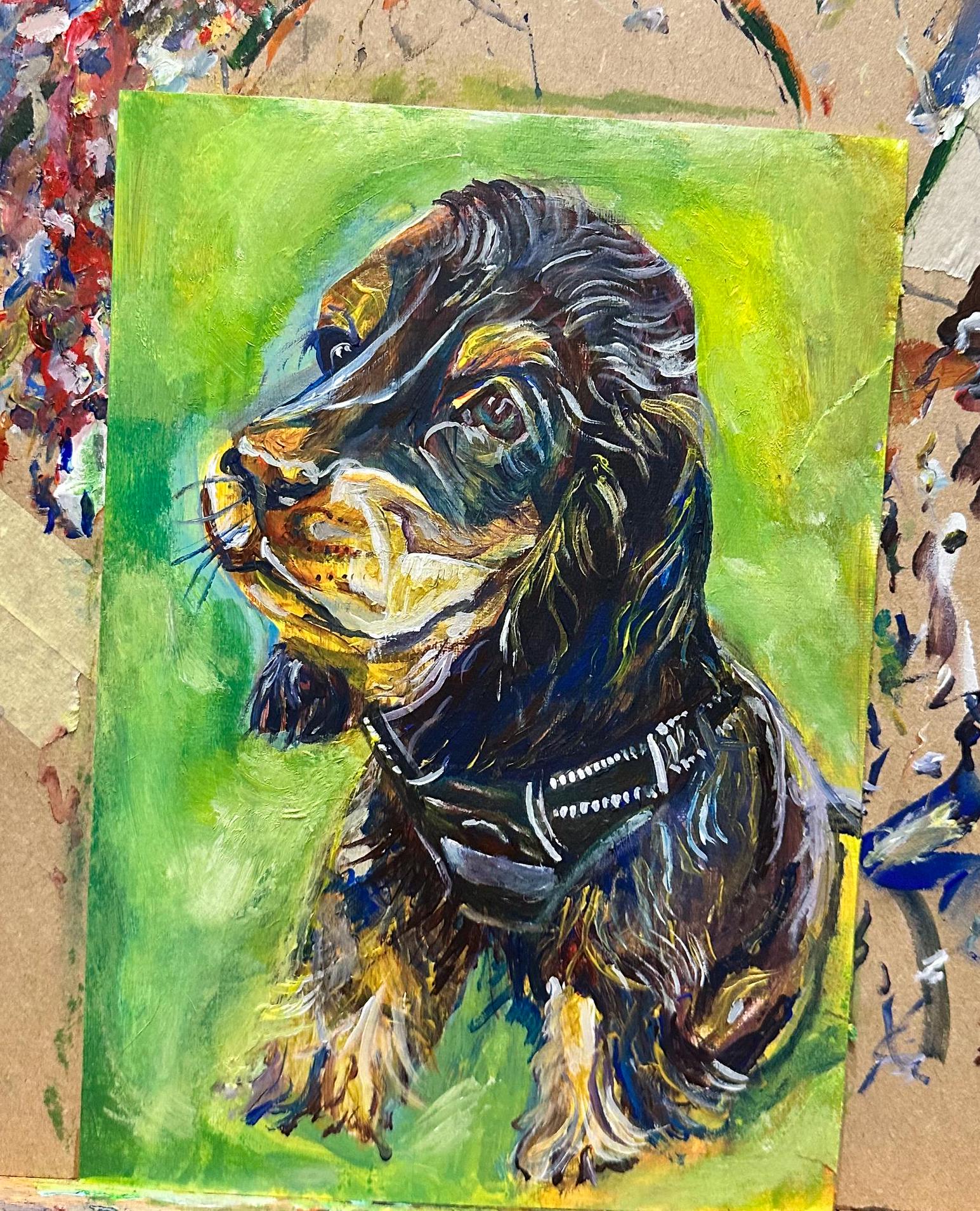 Bespoke Pet Portrait Paintings - Etsy UK