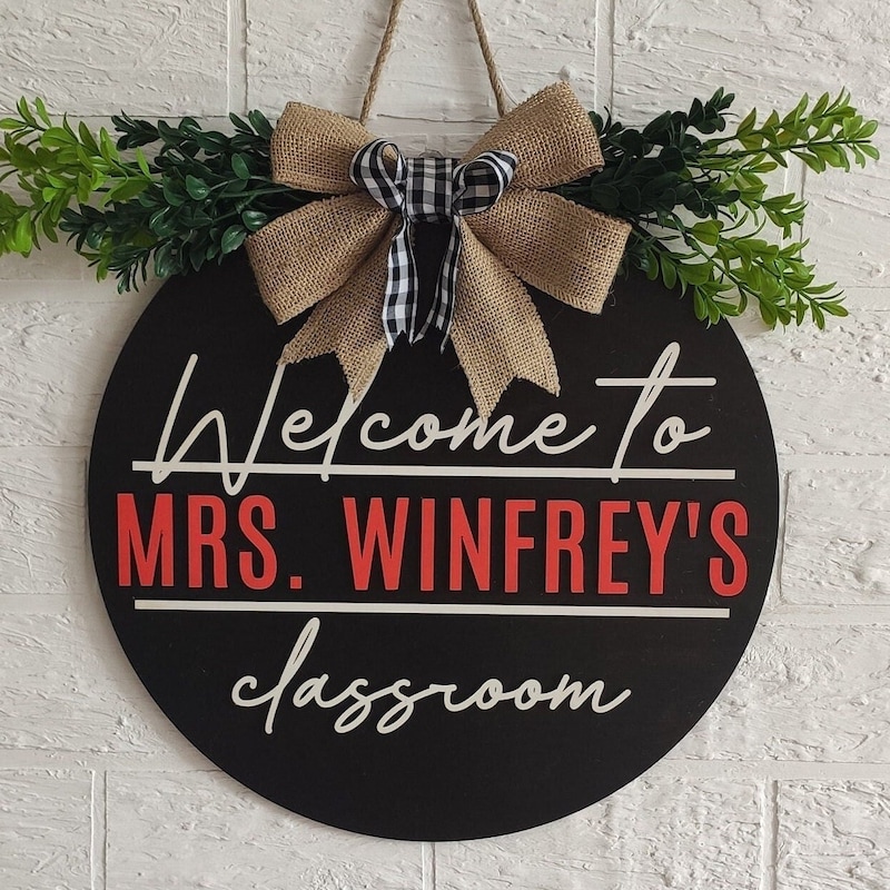 Teacher Door Wreath - Etsy