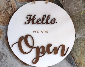 Hanging Business Sign - Etsy