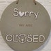 Open Closed Sign for Business Custom Boutique, Store, Salon Sign ...