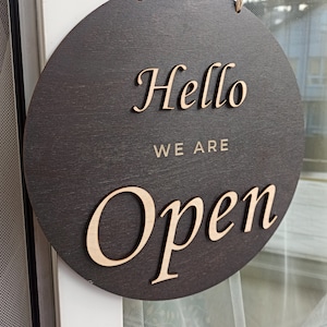 Open Closed Business Sign, Boutique Sign, Closed Shop Sign, Business ...