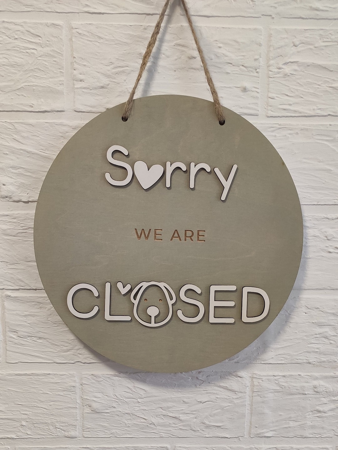 Open Closed Sign for Business - Custom Boutique, Store, Salon Sign ...
