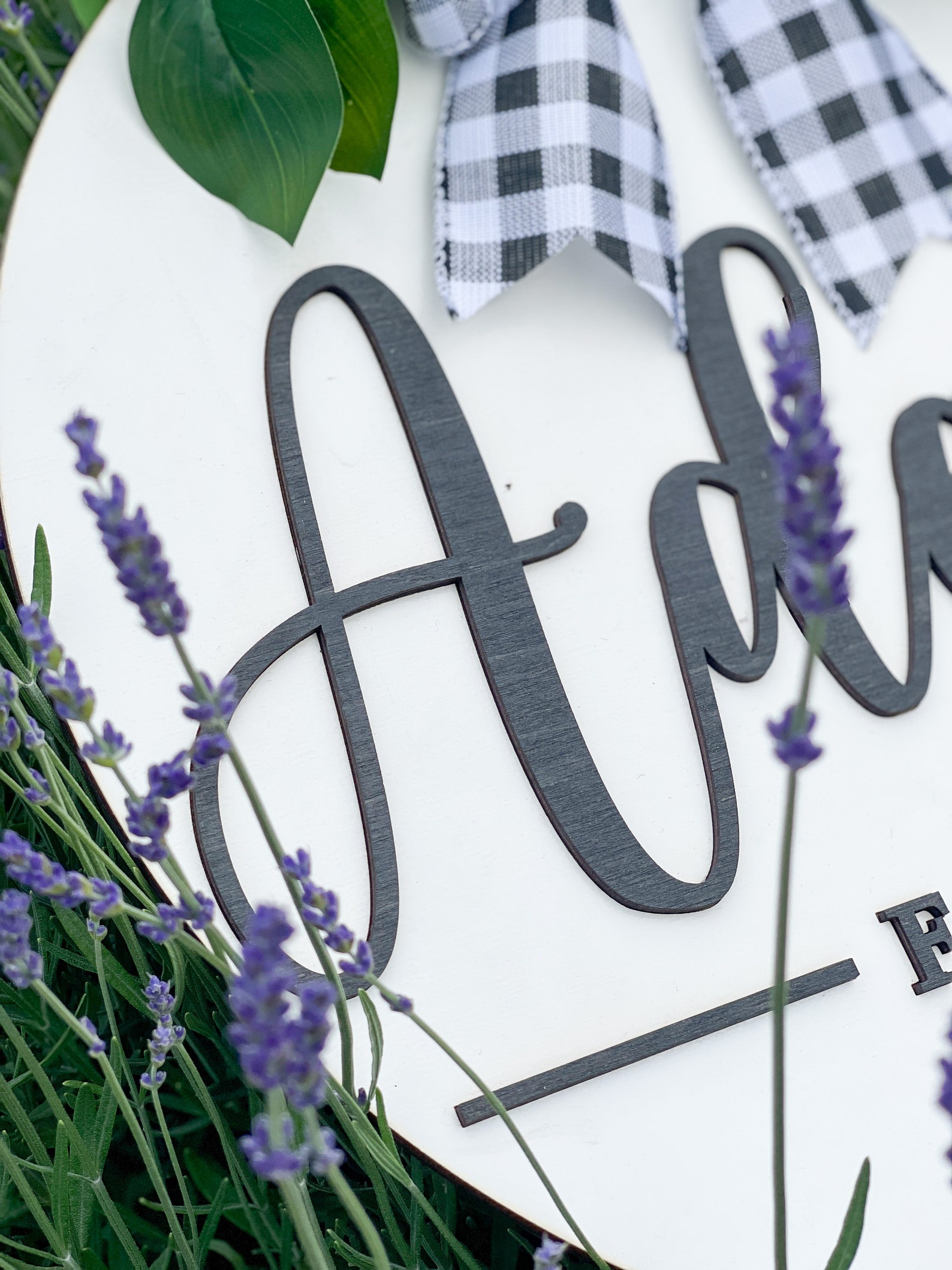 Personalized Family Door Sign Last Name Sign Welcome Door - Etsy