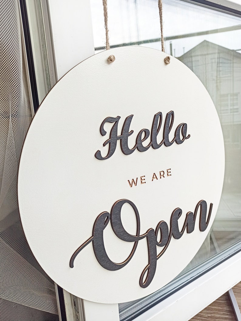 Open Closed Business Sign, Boutique Sign, Closed Shop Sign, Business ...