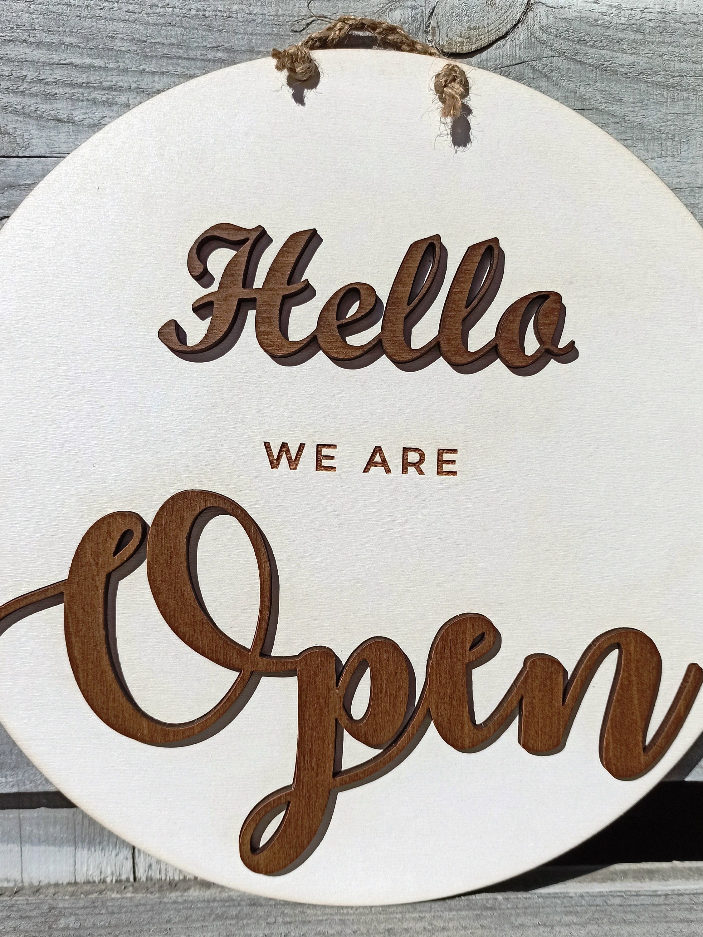 Open Closed Business Sign Boutique Sign Closed Shop Sign - Etsy