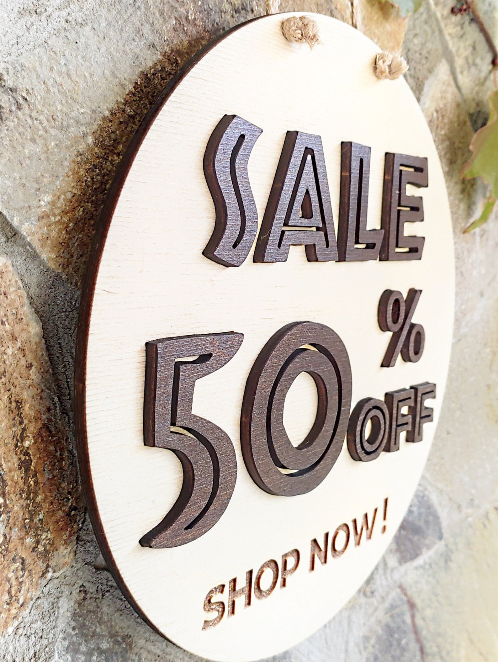 For Sale Business Sign, Custom Wooden Sign, Personalized Sign, Hanging ...