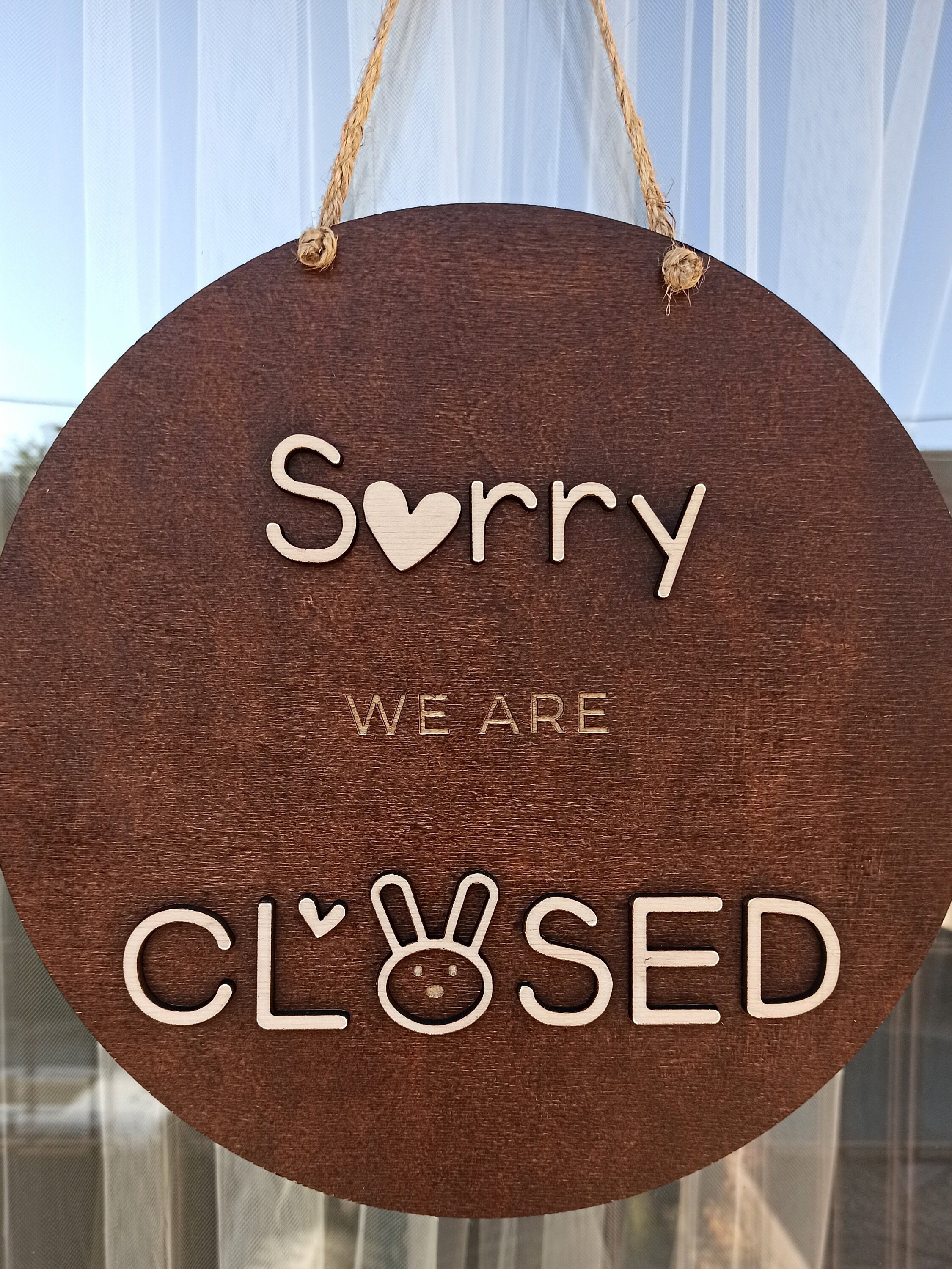 Open Closed Business Sign, Store Sign, Wooden Sign Indoor, Custom ...