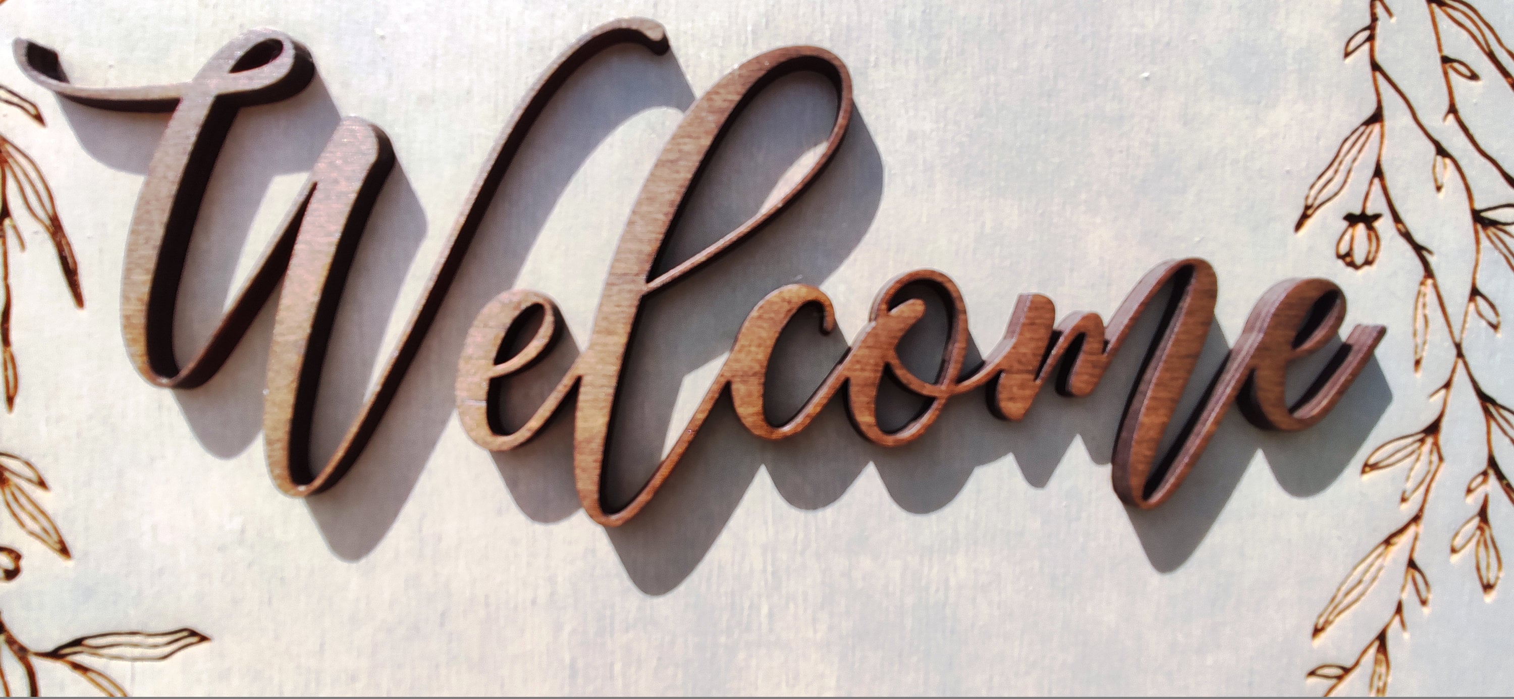 Welcome Door Sign, Door Welcome Sign, Welcome Door Hanger, Door Entry ...
