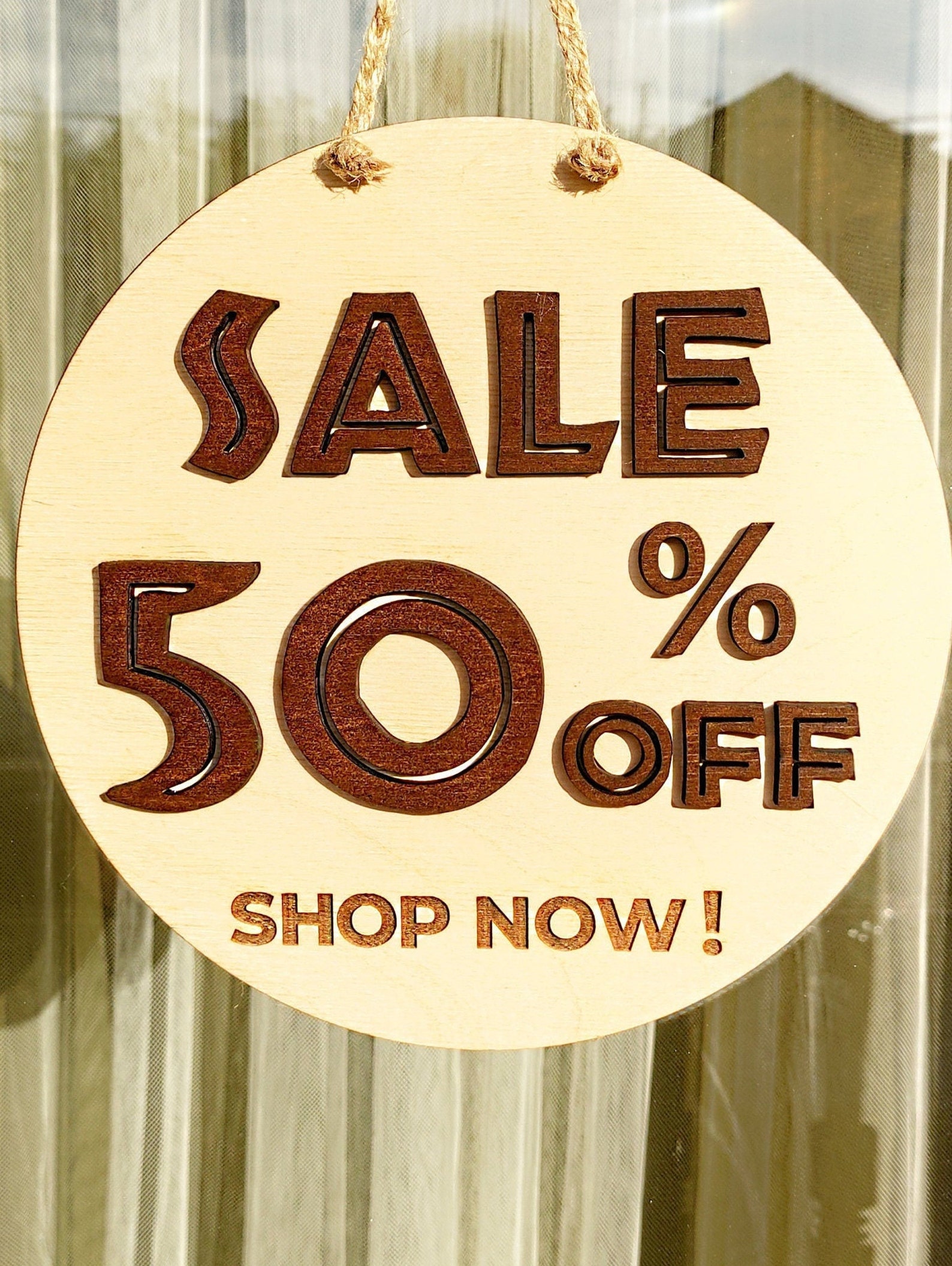 For Sale Business Sign, Custom Wooden Sign, Personalized Sign, Hanging ...