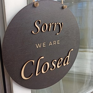 Open Closed Sign for Business, Boutique| Salon| Store Sign, Closed Sign ...